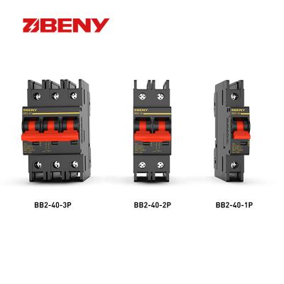 China MCB DC Circuit Breaker Leakage Protector 600V 40A Miniature 1P for sale