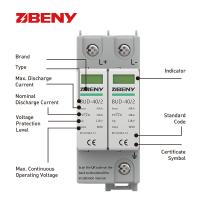 China 2P DC Surge Protection Device SPD For Solar Power Generation System for sale
