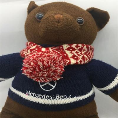 Cina Tricottare Mini Scarf per i rifornimenti della festa di Natale della casa delle bambole di Candy della bottiglia di vino di Natale in vendita