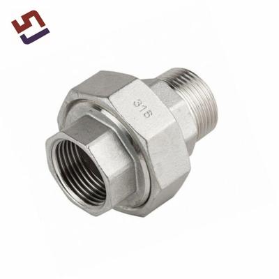 China China Factory NPT BSPT Bsp Thread Stainless Steel Customized Pipe Fitting Union for sale