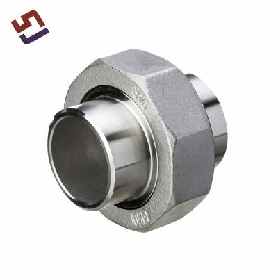 China China Factory NPT BSPT Bsp Thread Stainless Steel Customized Pipe Fitting Union for sale