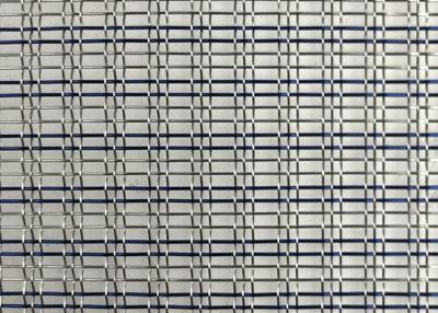 China Flexible Colored Glass Laminated Wire Mesh Metal Fabrics for sale