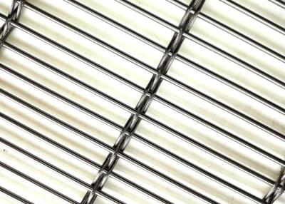 China Ss 316 Flexible Cable Architectural Metal Mesh Facade Using 67% Opening for sale
