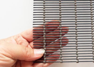 중국 검은 패싸드 조립 스테인레스 강 건축학 메쉬 케이블 금속 120m Ｘ 6m 판매용