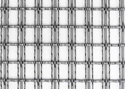 중국 4.4 밀리미터 흑색 컬러 건축학 금속 실 방직 그물 파티션 패널 장식적 금속 판매용