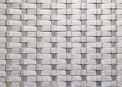 China Aluminum Flat Woven Wire Mesh Panels 3.0m  For Ceiling Fireproof for sale