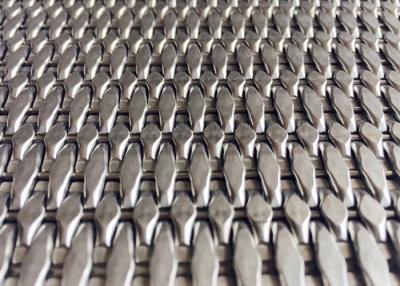 China SS304 SS316 Cladding Metal Mesh 3.5mm Thickness Decorative Woven Mesh for sale