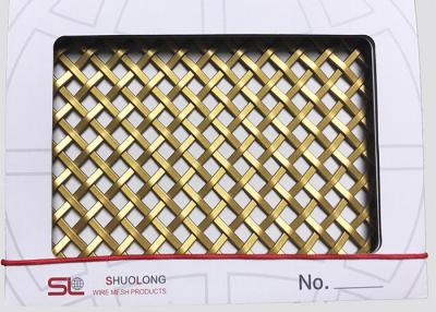 Cina Larghezza architettonica di Mesh Stainless Steel 0.5m-2.0m del metallo di colore dell'oro in vendita