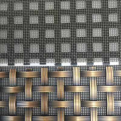 China 2-6mm Mesh Size Decorative Metal Grilles In Square Hole Shape for sale