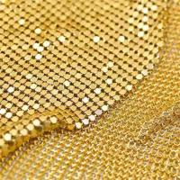 China Tecido de glitter metálico de 2 a 8 mm resistente ao óleo de aço inoxidável à venda