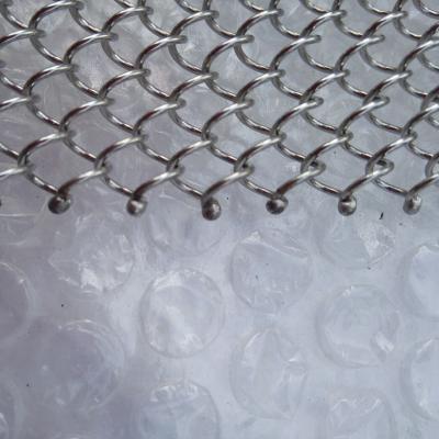 China Indoor Partition Decorative Metal Roller Shutter 70mm Mesh 5mm Aperture Spray Paint for sale