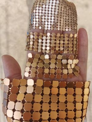Cina Shuolong Hotel Metal Sheet Cloth Decorative Steel Metal Sequin Cloth in vendita