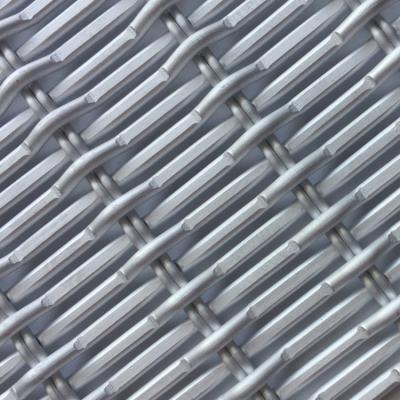 China Silver Stainless Steel Architectural Mesh For Customized Building Facade for sale