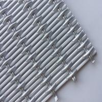 China Silver Stainless Steel Architectural Mesh For Customized Building Facade for sale