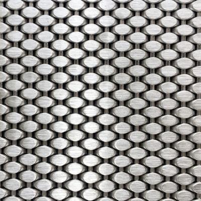 China Plain Weave Stainless Steel Architectural Mesh for Gold Decoration 0.5m 2.0m Width for sale