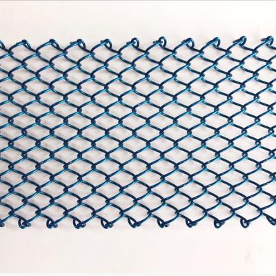 China Customized Mesh Chain Link Backdrop Decoration Galvanized Garden Fencing Security Fence Fabric Roll Post for sale