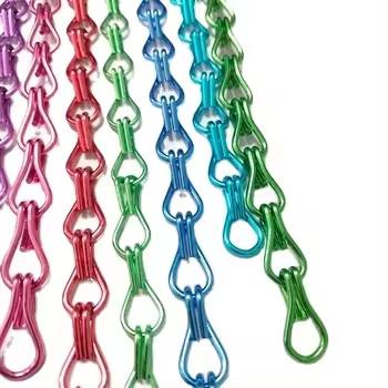 China 2mm Decorative Aluminum Hook Curtains For Indoor Partition Curtains Multi Color Available for sale