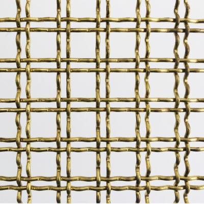 China Square Hole Shape Eco Friendly 30m Silver Stainless Steel Decorative Wire Panels / Wire Mesh Facades for sale