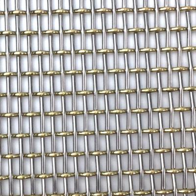 China Customizable Stainless Steel Metal Mesh For Hard Decorative In Interior And Exterior Design for sale