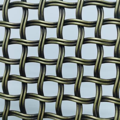 China Customizable Cabinat Mesh Decorative Wire Grilles 52% Open Area for sale