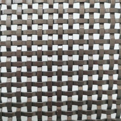 China Stainless Steel Decorative Woven Wire Mesh Grilles For Architectural for sale