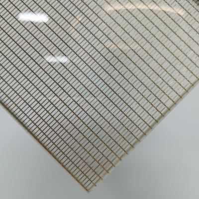 China 304 316L Stainless Steel Wire Mesh Laminated Glass With 21 Mesh for sale