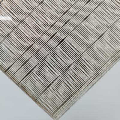 China High Tensile Strength Strength Decorative Wire Mesh Laminated Glass Fire Resistance A1 for sale