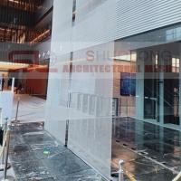 China Customizable Opening Size  Stainless Steel Architectural Mesh Panel for Facades for sale