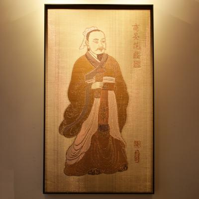 China Custom Light & Shadow Metal Mesh Wall Art Portrait Decorative Panel for sale
