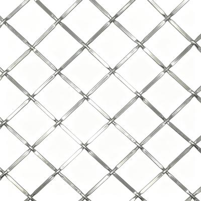 China Decorative Diamond Mesh Architectural Metal Mesh for Interior Partition Wall Ceiling Facade Decoration for sale