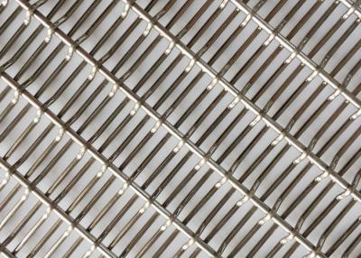 China SS Plain Woven Metal Decorative Partitionl Screen For Architectural Woven Wire Mesh for sale