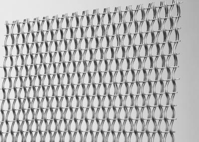 China 1.5m Interior Furniture Architectural Woven Wire Mesh Panel OEM SS 304 for sale
