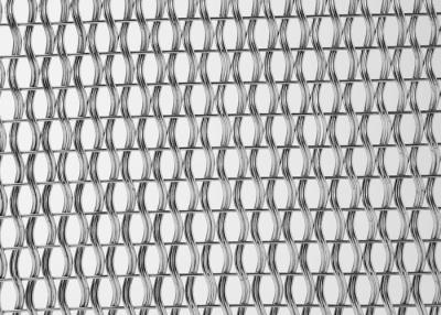 China 1.5m Interior Furniture Architectural Woven Wire Mesh Panel OEM SS 304 for sale