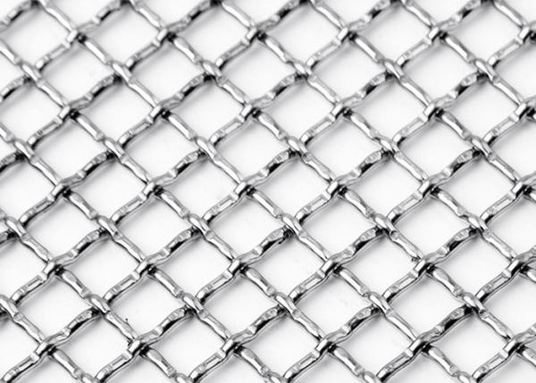 3×6m SGS Lock Crimp Wire Mesh Square Stainless Steel Woven Metal Mesh