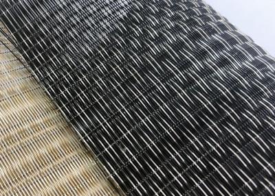 Cina edificio tessuto nero di rame 3m di Mesh Glass Laminated For Office del cavo di 0.9mm in vendita