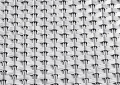 China 1.5m Flat Tight Woven Wire Mesh Panels Architectural Mesh Fabrics Sunshade for sale