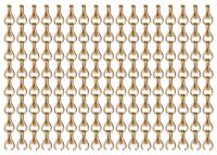 Cina Ampio schermo a catena di alluminio extra multicolore 90*210cm Pale Gold della mosca in vendita