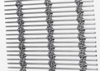 China Flexible Cladding Facade Metal Architectural Mesh 7mm Thick Natural Colour for sale