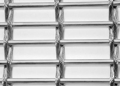 Cina Cavo tessuto decorativo Mesh Crimped Architectural di eleganza del divisore cieco del metallo in vendita