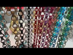 tenda di porta di Colo Aluminium Chain Fly Screen della sabbia di 11mm 23mm antiusura