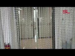 95x215 Cm tende anti zanzara per pareti interne con filamenti decorativi di 3,2 mm.