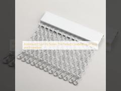 Lo schermo anti mosca in catena di alluminio La combinazione perfetta di stile e protezione
