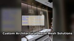 Custom Architectural Metal Mesh for Facades and Interiors