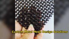 Custom Copper Architectural Metal Mesh for Modern Facades