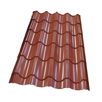 China Galvanized Coated CGCC SGCC DX51D Ral Chart Steel Roof Corrugated Metal Roofing Sheet for Roofing and Building Materials for sale