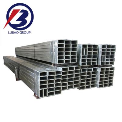 China Decoiling Service Carbon Steel Hot Dip Galvanized Coating Square Rectangular Tube with ±1% Tolerance and Processing for sale