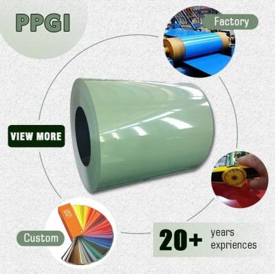 China PPGI White Color Code 9016 Prepainted Galvanized Steel Coil 0.4mm PPGI Coils Color Coated Steel for High Demand Market for sale