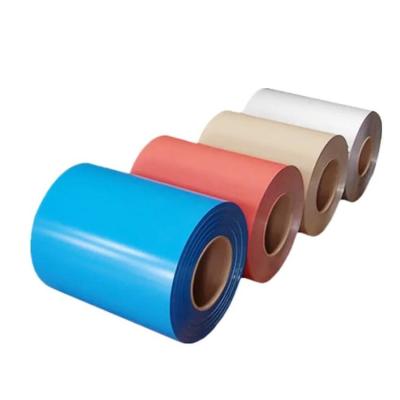 China DX51D Q235B ppgi color coated steel coil 0.6mm ppgl steel coils for length customization and non-oiled surface treatment for sale