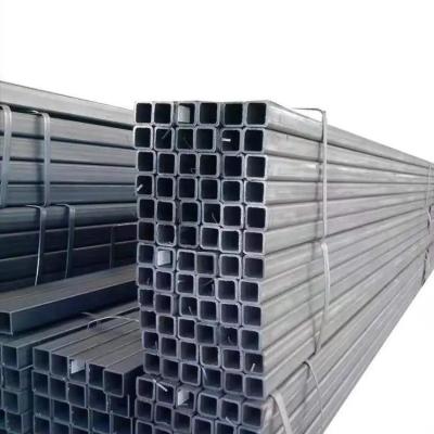 China Fluid Pipe galvanized steel tube gi square tubing Ms rectangular hollow gi pipe 60 Galvanized square steel pipe tube thickness for sale