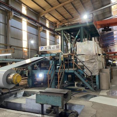 China Durable 0.6mm 80g Zinc Layer RAL 9006 9007 9010 1200mm Matt Finish Construction Galvanized Color Coated Coil for Making Container for sale